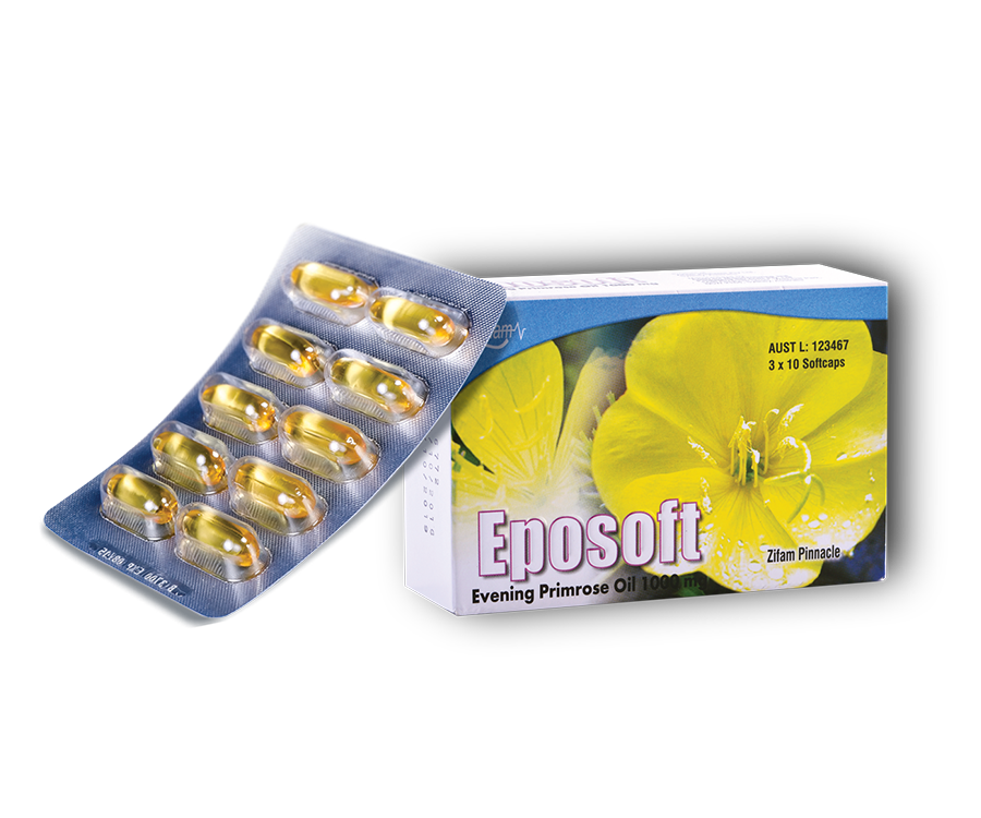 Eposoft Capsule - Relief Menstrual Pain • Zifam Myanmar