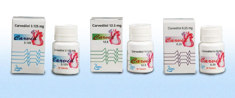 Carvid 3.125 / 6.25 / 12.5 • Zifam Myanmar